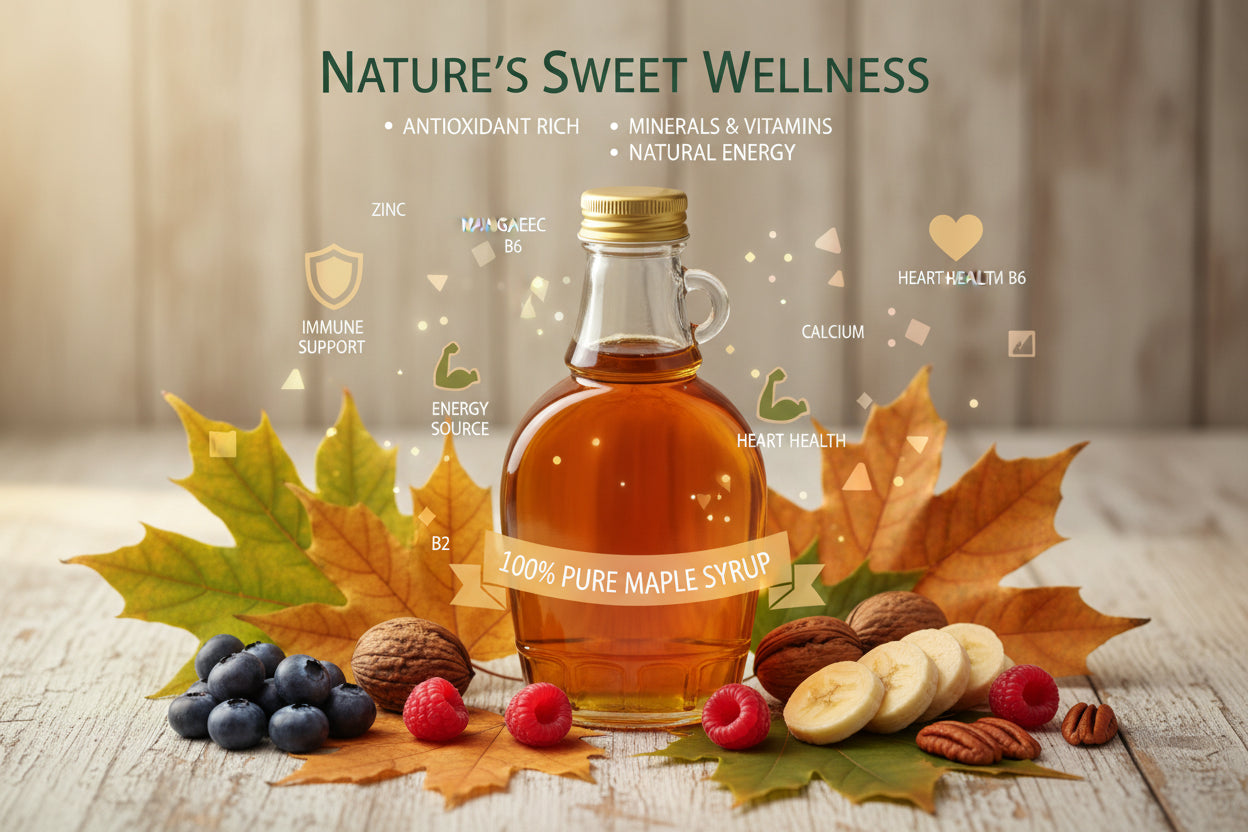 The Health Benefits of 100% Pure Maple Syrup